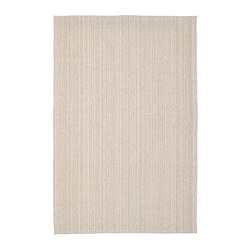 TIPHEDE rug, flatwoven black/natural - IKEA