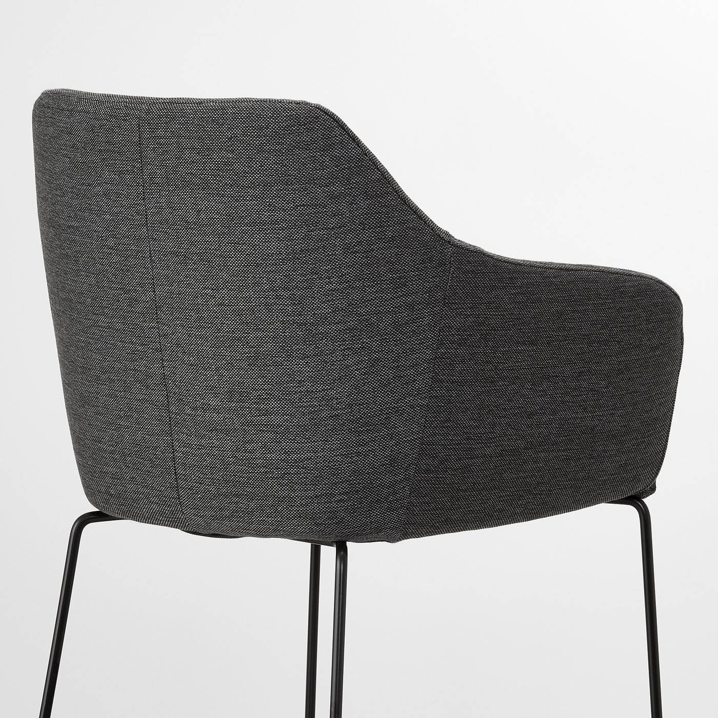 TOSSBERG chair metal black/grey - IKEA