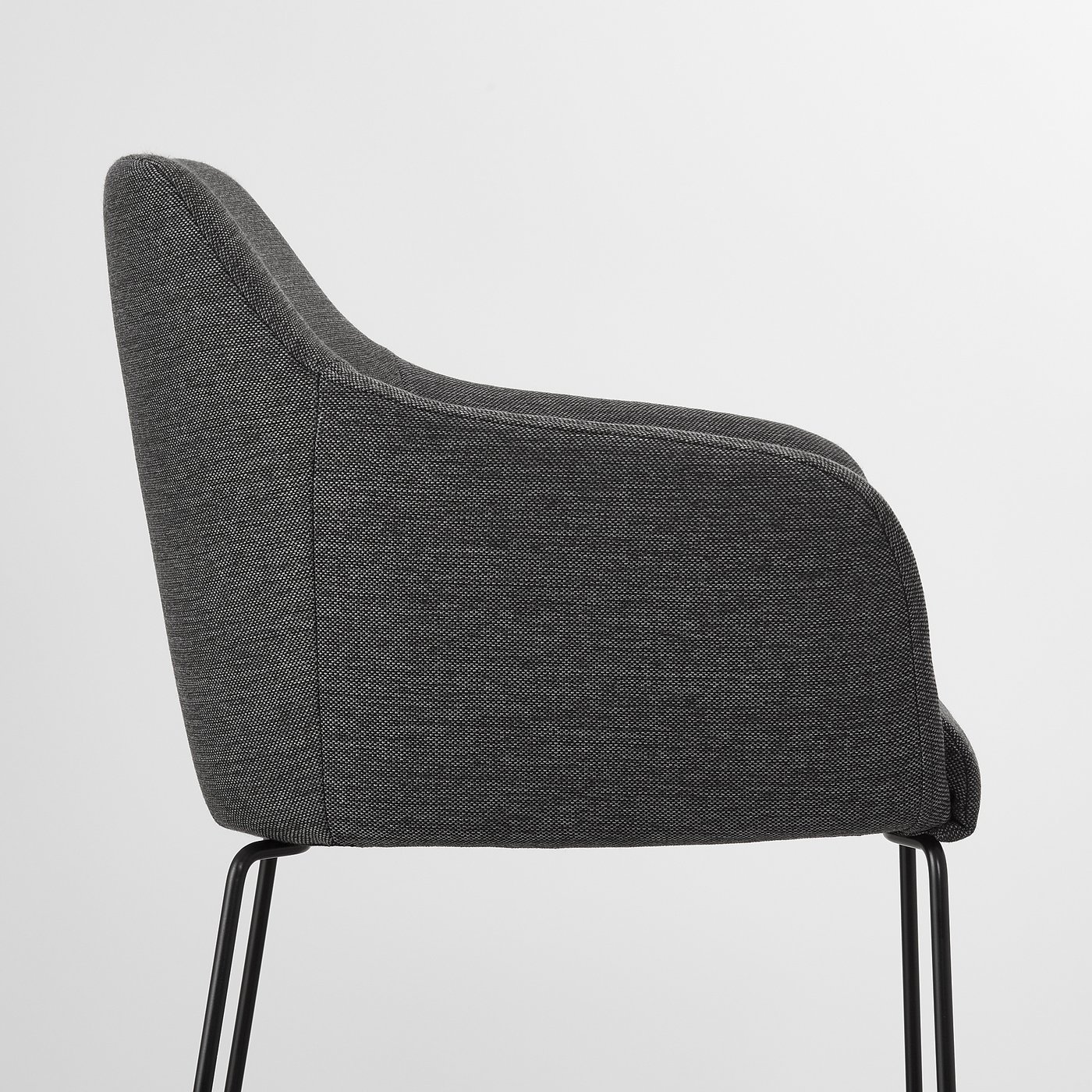 TOSSBERG chair metal black/grey - IKEA