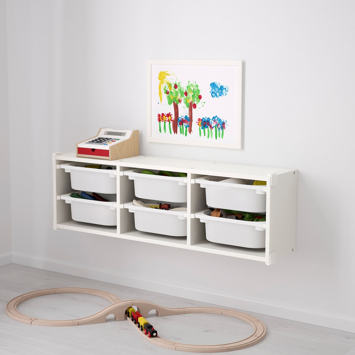 TROFAST wall storage white/white - IKEA