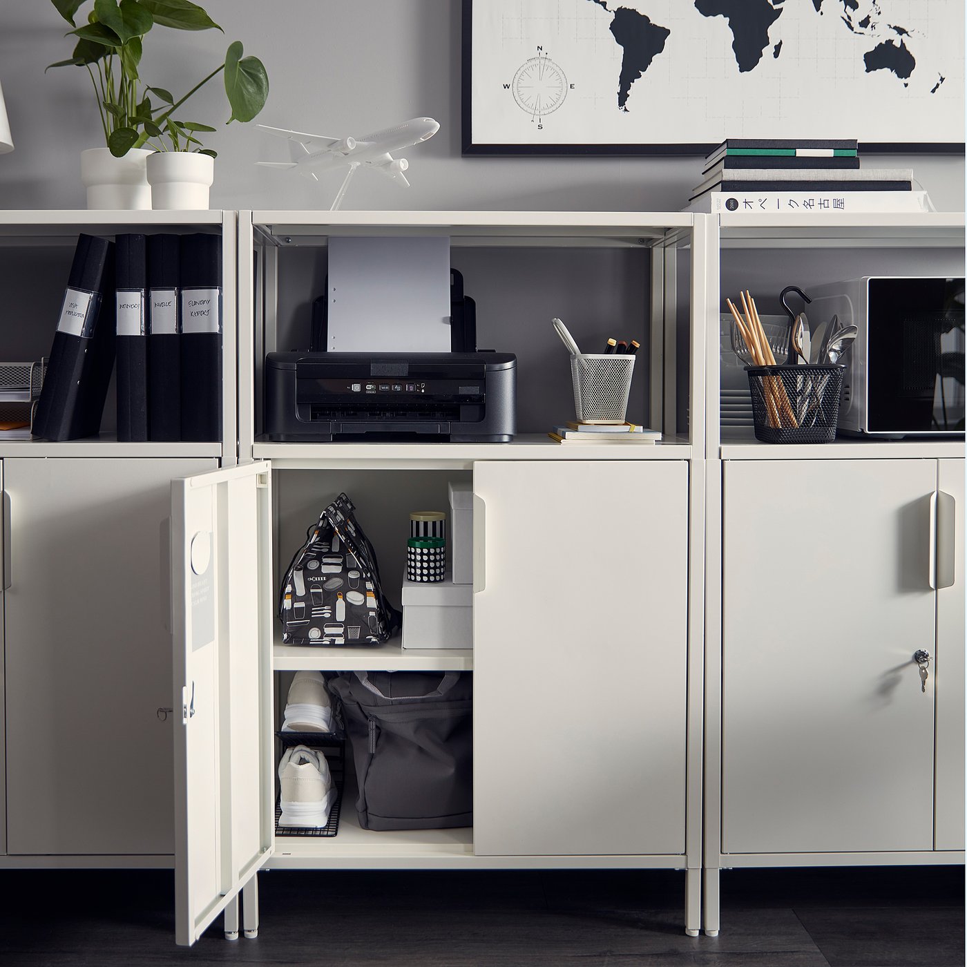 TROTTEN cabinet with doors white - IKEA