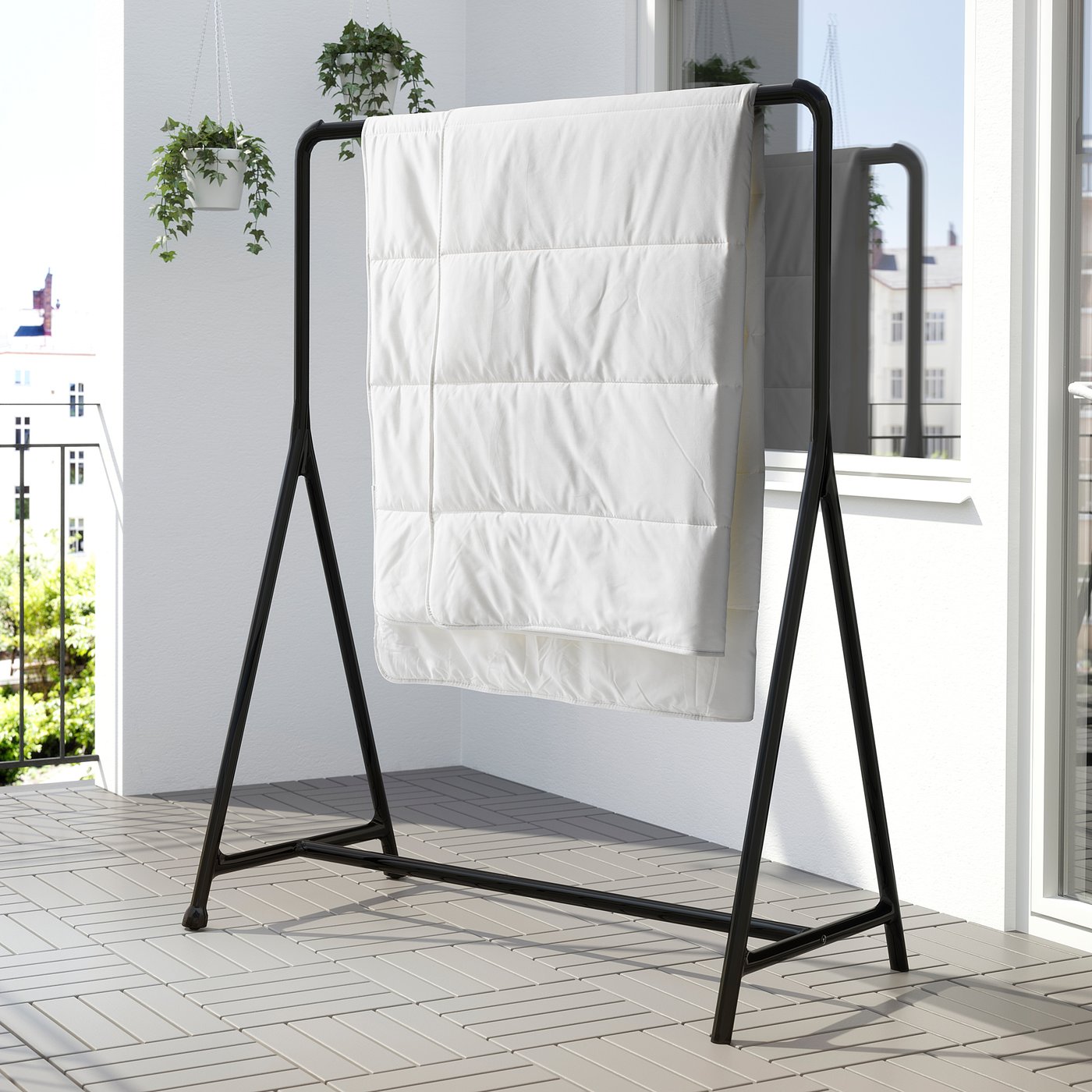 TURBO clothes rack in/outdoor/black - IKEA