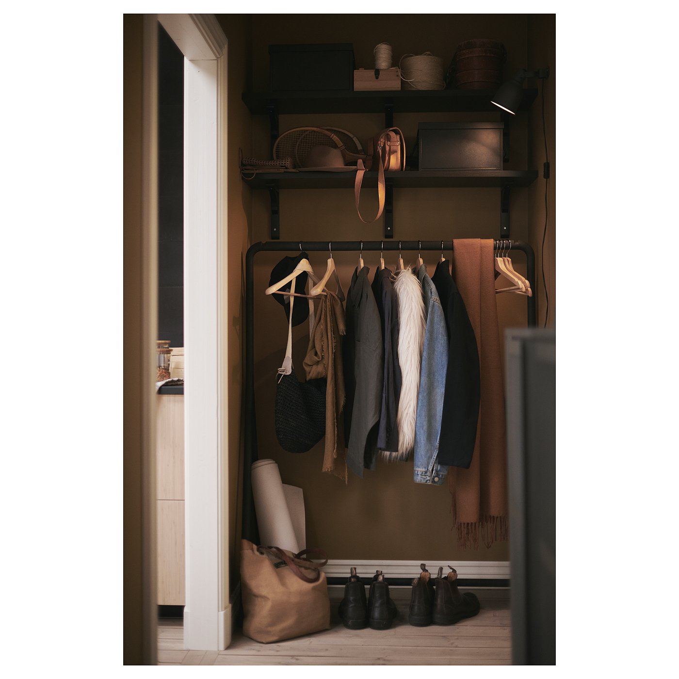 TURBO clothes rack in/outdoor/black - IKEA