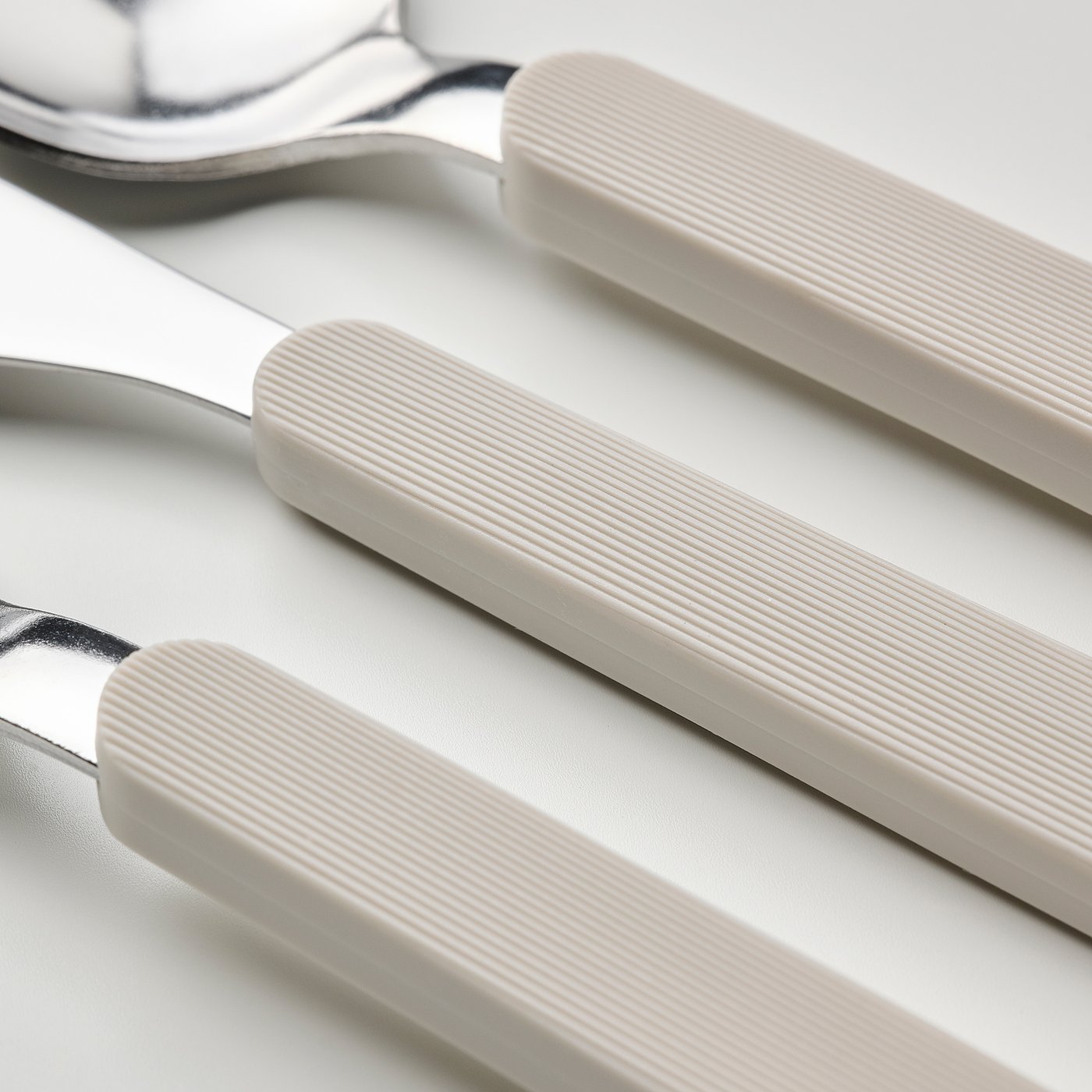 UPPHÖJD 16-piece cutlery set beige - IKEA