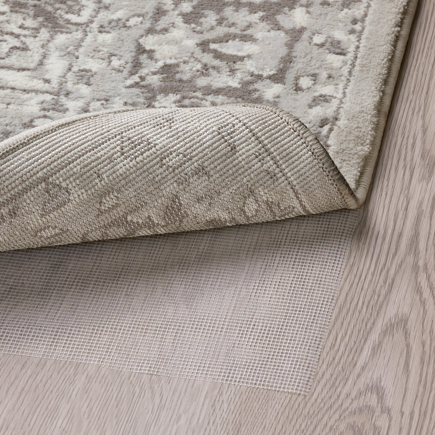VEDBÄK rug, low pile light grey - IKEA