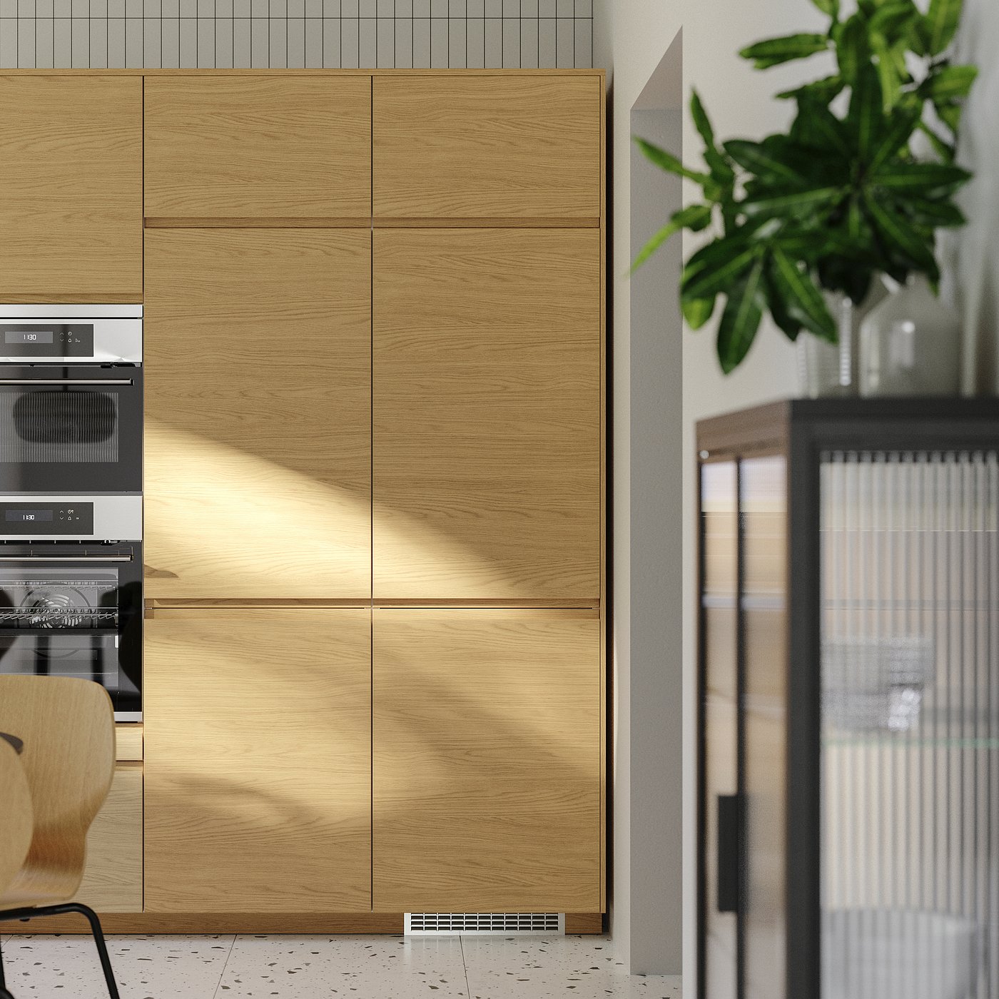 VOXTORP door oak effect - IKEA