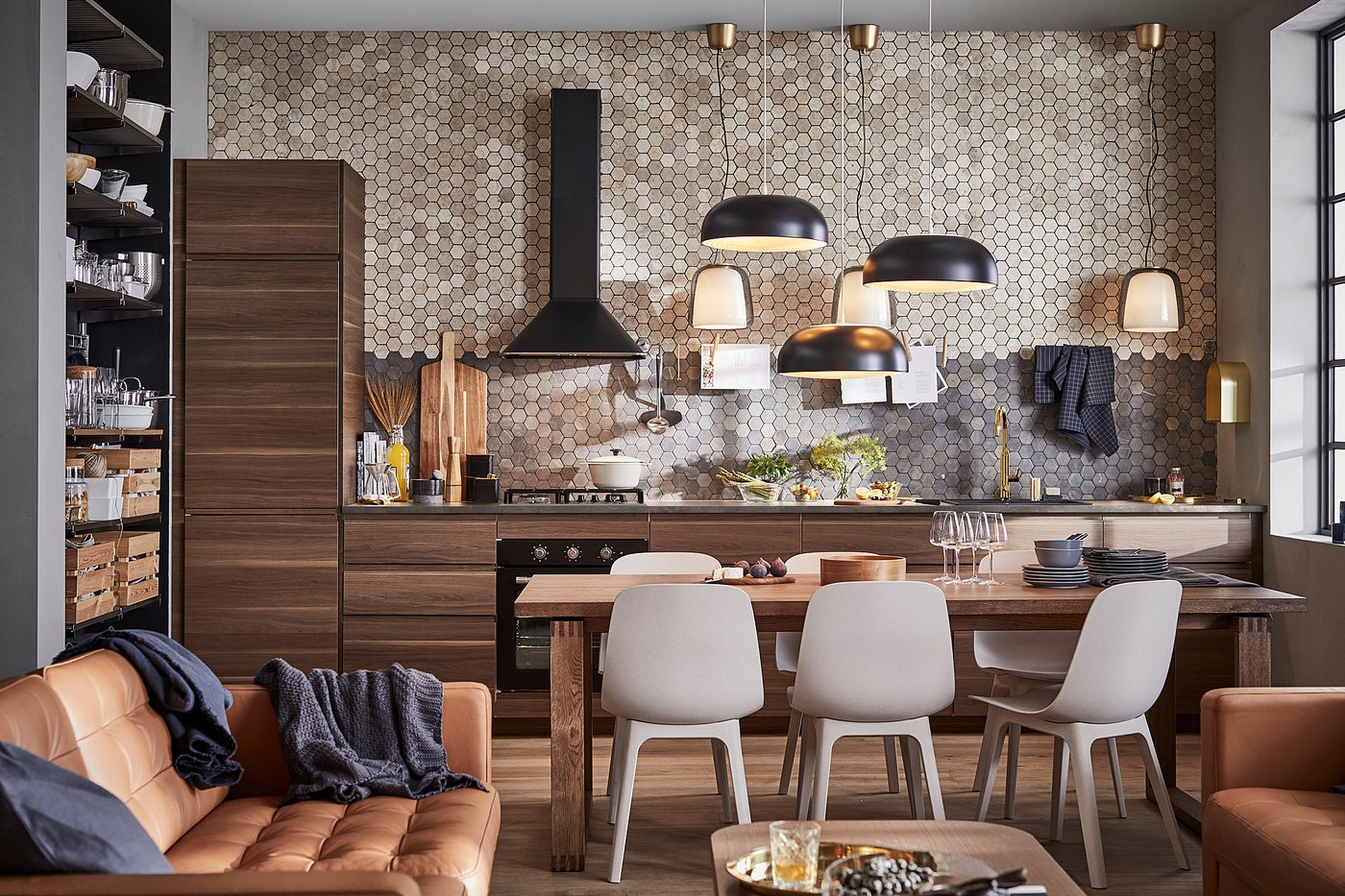 VOXTORP plinth walnut effect - IKEA