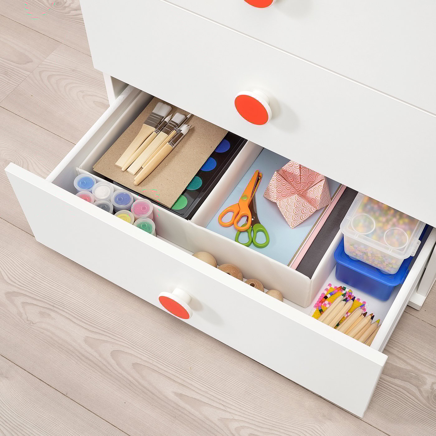 GODISHUS 古迪胡斯 三斗抽屉柜 白色 - IKEA