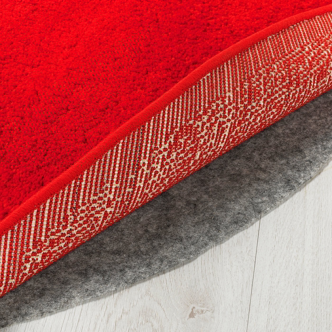 STOENSE 斯托恩瑟 短绒地毯 红色 - IKEA