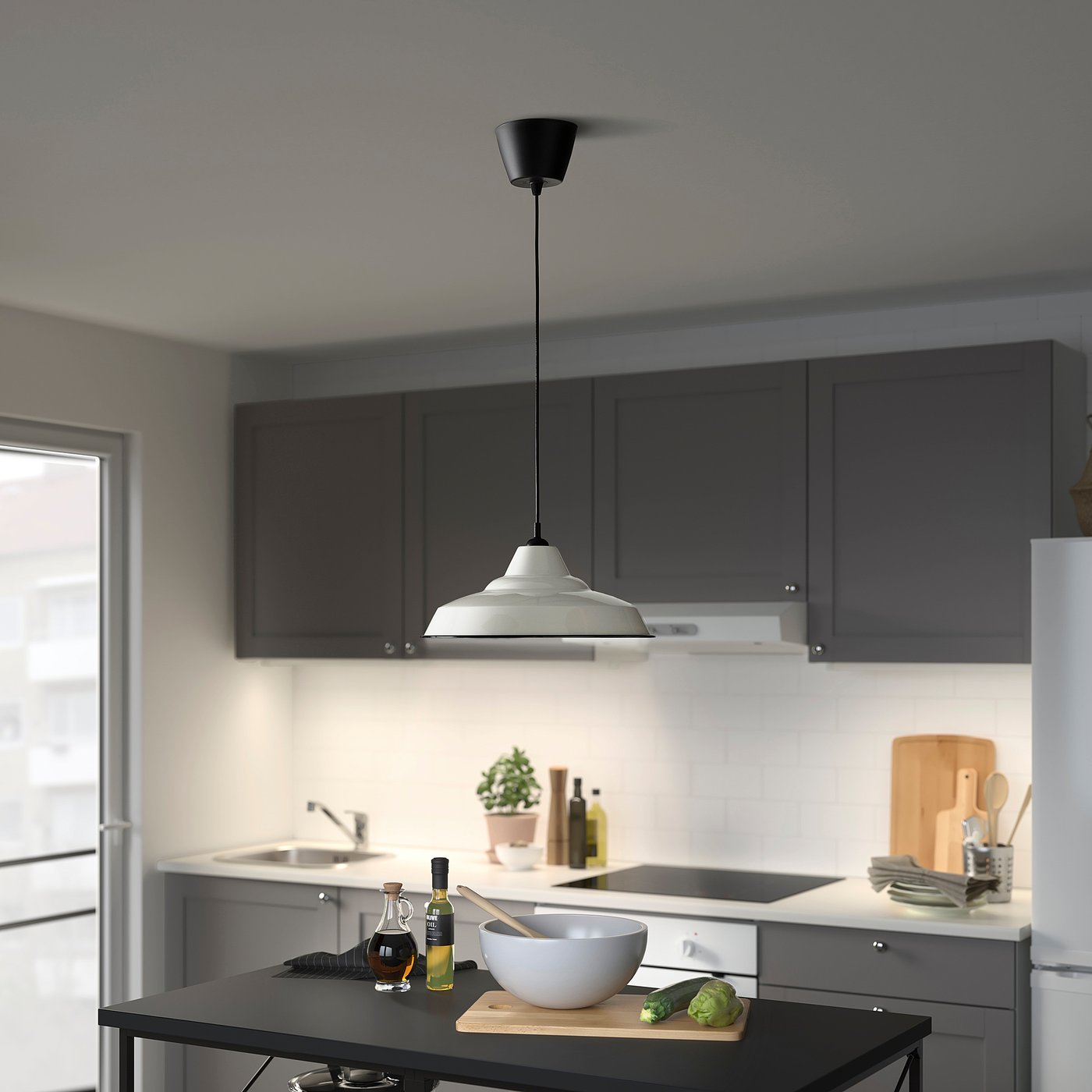 TRETTIOEN 杰迪恩 吊灯 白色 - IKEA